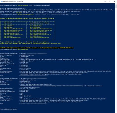 Install Module Exchange Online Powershell Basemaz