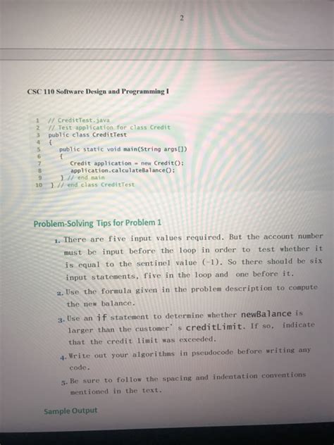Solved Can You Please Help Me Code This Output I Have Given