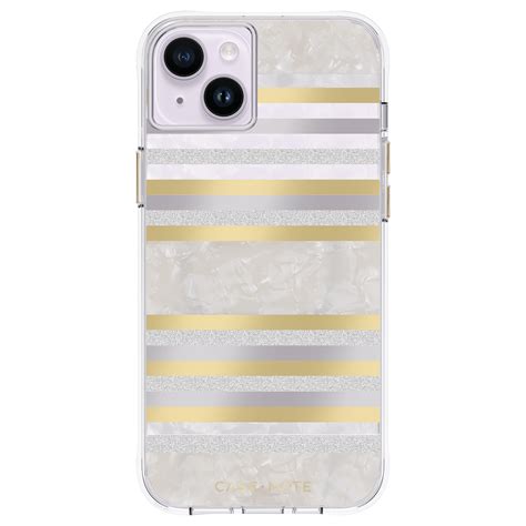 Pearl Stripes Works With Magsafe Iphone 14 Plus Phone Case Case Mate