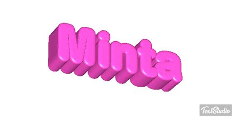 Minta Name Animated  Logo Designs