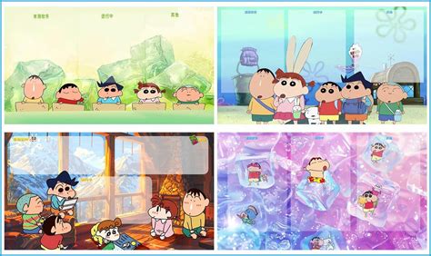 蜡笔小新 分区电脑壁纸合集 女生打工人电脑桌面壁纸 1080p 2k 4k 哔哩哔哩