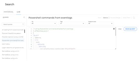 Introducing Live Search A Real Time Search Enhancement For Threat