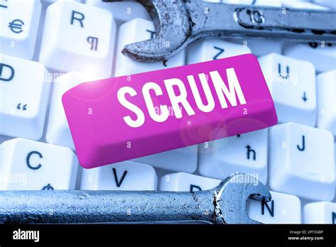 Conceptual Display Scrum Business Concept Handwriting As Distinct From Print Written Characters