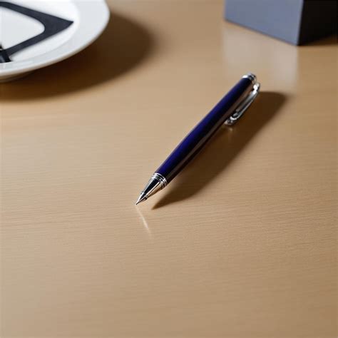 Premium AI Image Pen Put On The Table