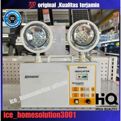 Jual Powerlite Lampu Darurat Twin Spot Led Lampu Emergency Shopee Indonesia