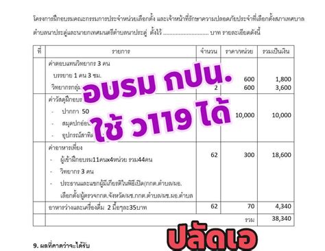 ดร ศุภดามาศ โครงการอบรม กปน คณะกรรมการประจำหน่วยเลือกตั้ง และเจ้าหน้าที่รักษาความปลอดภัย