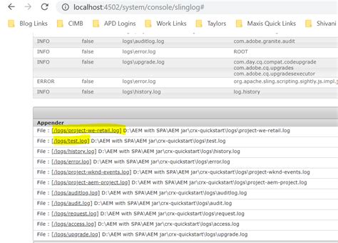Overview Of Aem Logs In Detail Part 2 Aem Tutorials For Beginners