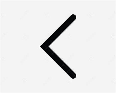 left arrow icon direction navigation path back backwards previous