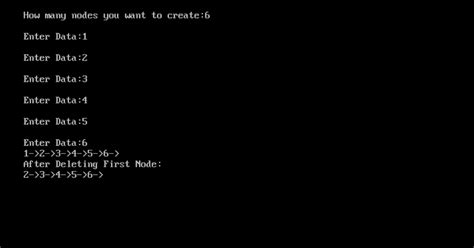 Practical Slips Singly Linked List Delete First Node From Linked List