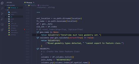 Df Spatial To Featureclass Ignores OBJECTID AND Discards DataFrame Index Issue Esri