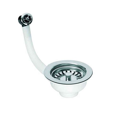 Слив к кухонной мойке McAlpine FSW50PPOL25 3.5" с переливом круглый (ID ...