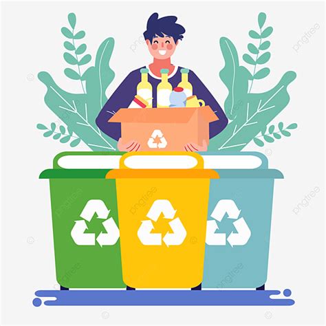 Top Class Garbage Sorting Illustration Hand Picked Find Art Out For Your Design Time