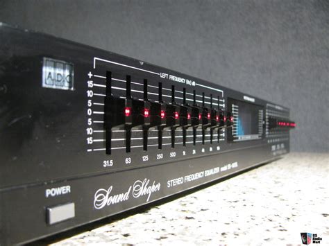 Adc Ss Stereo 10 Band Equalizer Model Ss 100sl W Spectrum Analyzer Photo 1560631 Us Audio Mart