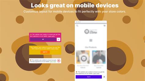 Ultimate Gdpr Eu Cookie Banner Ultimate Eu Gdpr Cookie Bar Shopify App Store