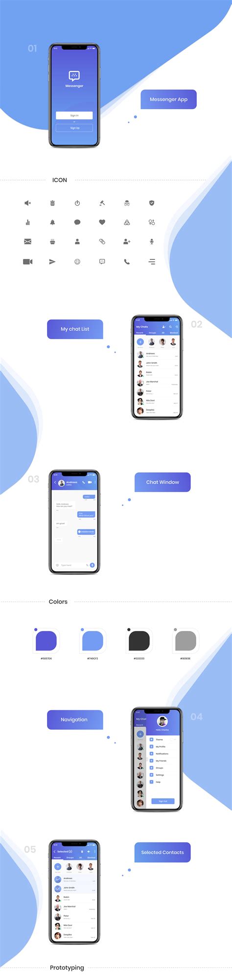 Messenger Mobile App Ui Behance