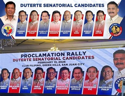 Pdp Laban Slate Launch Duterte Nostalgia Impeachment Fears