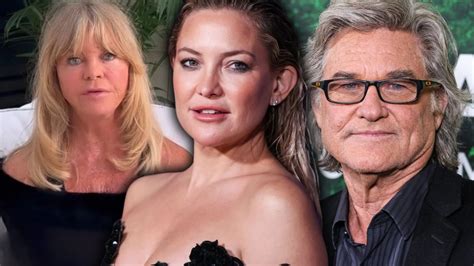 Goldie Hawn 80 Kurt Russell 74 And Kate Hudson 46 Share A Sweet