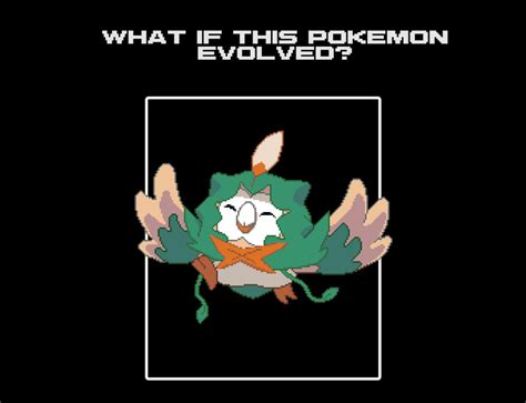 What If Ashs Rowlet Evolved By Fakemon1290 On Deviantart