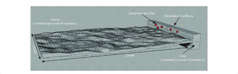 Schematic Illustration And Cfd Mesh Of The Fracture Download