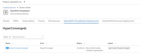 Install And Configure Openshift Virtualization Openshift Container