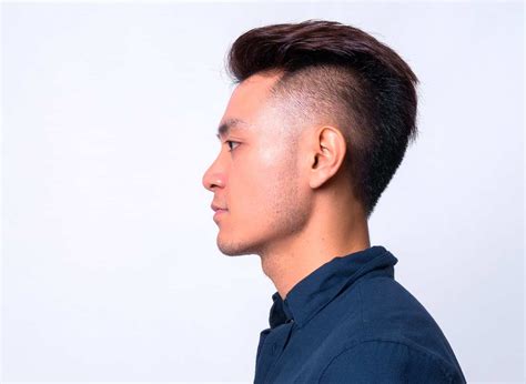 Undercut Haircut Wavy Hair Men