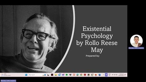 May And Frankls Theory Existential Psychology And Logotherapy