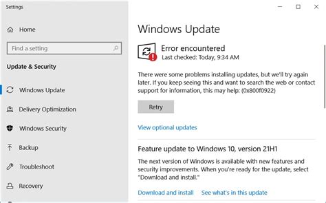 Windows 10 Kb5003173 Update Fails With Error 0x800f0922 How To Fix