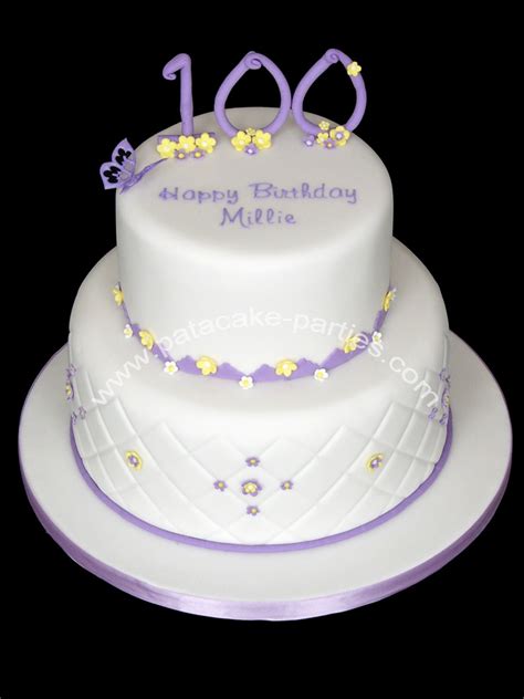 Celebrate 100 Years With A Stunning Birthday Cake