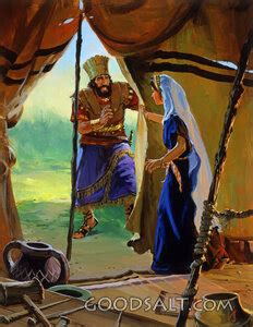 Jael Welcomes Sisera To Her Tent Goodsalt