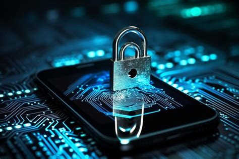 Premium Ai Image Phone Lock To Protect From Cyber Scam Online Data Fraud Or Identity Theft