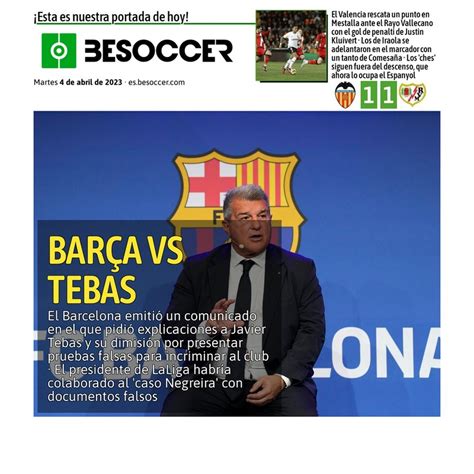 ¡la Portada Besoccer Del 04 04 23