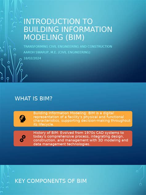 Bim Presentation Pdf Building Information Modeling Computing