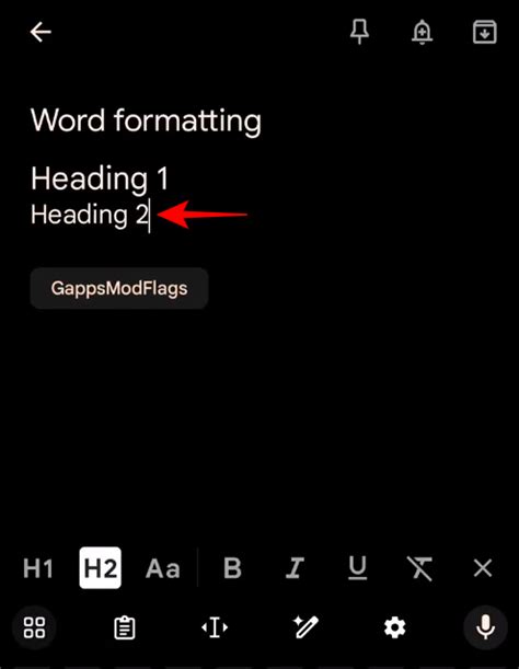 Customize Google Keep Text How To Bold Italicize Underline And Apply Headings