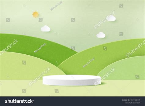 3d Paper Cut Abstract Minimal Geometric Stock Vector Royalty Free 2209728335 Shutterstock