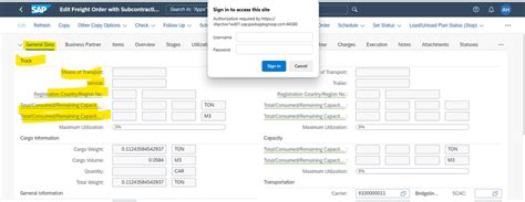 Freight Order Fields Are Un Editable Truck Info Sap Community
