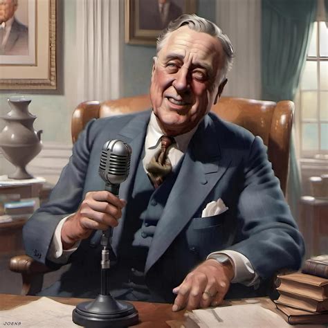 Fdr Fireside Chat Digital Art By Greg Joens Fine Art America