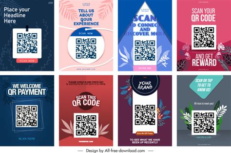 Qr Code Poster Template