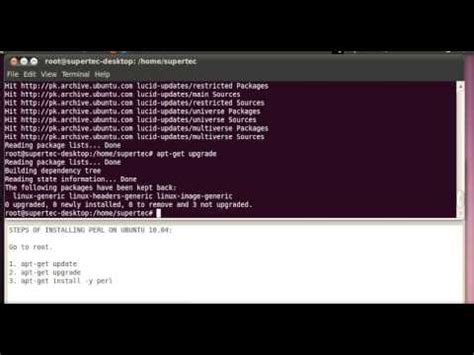 How To Install PERL On Ubuntu YouTube