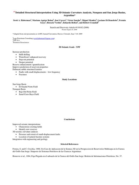 Pdf 3d Seismic Curvature Dokumen Tips