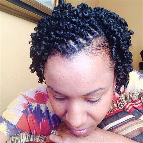 Two Strand Twist Updo Hairstyles