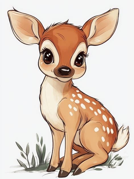 Cute Deer Drawing Illustration Images Free Download On Freepik