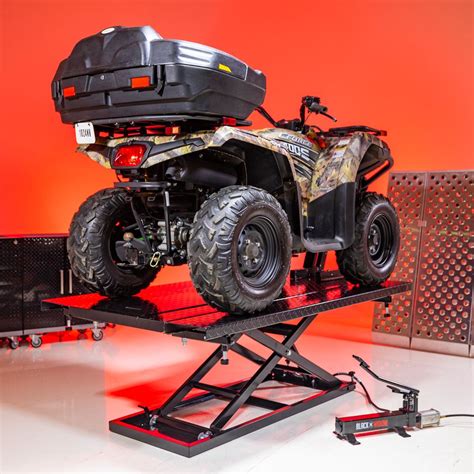 Atv Hydraulic Lift Znts Hydraulic Motorcycle Lift Jack 1500 Lbs