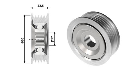 1116000400 Pulley Idler 80 A