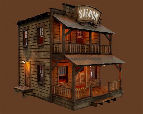 Artstation Old West Saloon In 2024 Old West Saloon Saloon Old
