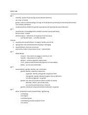 BIOL 350 Notes Pdf WEEK ONE Pg 1 Pg 2 Sexuality Quality Of Possessing Sexual Character