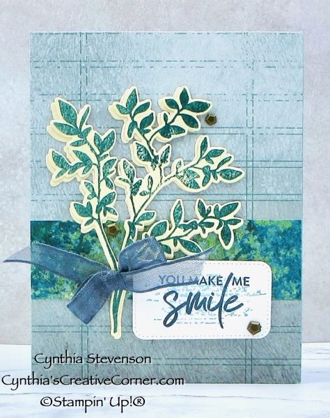 When Nature Smiles Cynthia Stevenson Stampin Up Demonstrator