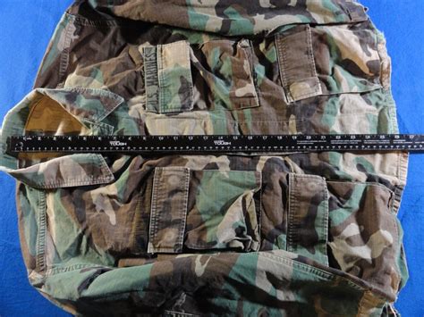 Usmc Marine Corps Hot Weather Bdu Woodland Military Jacket Blouse Small
