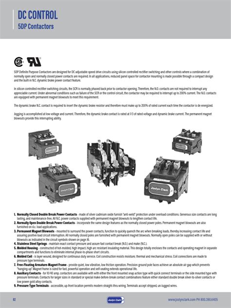 5dp Definite Purpose Contactors Data Sheet Pdf Switch Rectifier