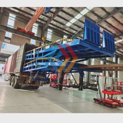 Movable Warehouse Loading Yard Ramp Heavy Duty Portable Hydraulic Lift Loading Platform 10ton