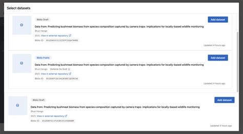 When Relating A Dataset To A Publication You Cannot Back Out · Issue